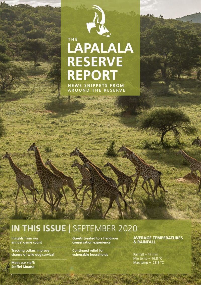 September 2020 | Lapalala